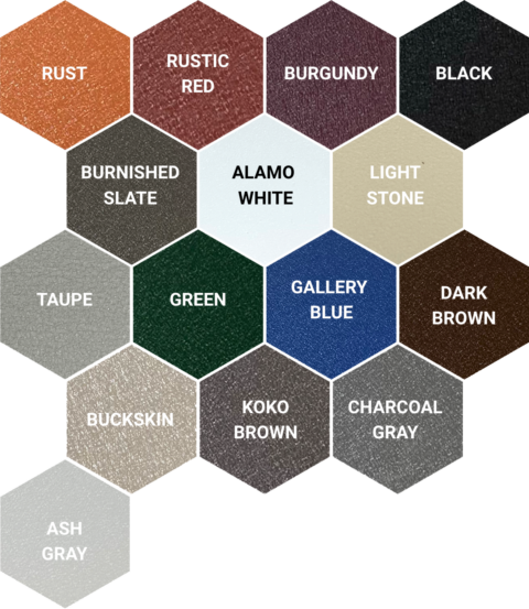 ROOFING COLORS - Kyfus Metal Sale